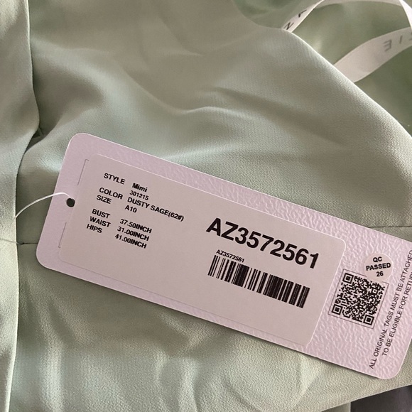 Dresses | Dusty Sage Dress Mimi Azazie | Poshmark